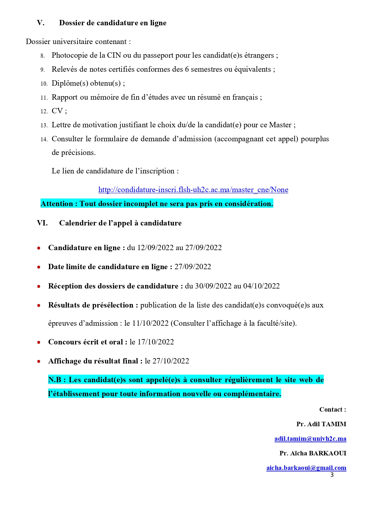 Master FLSH Ain Chock Casablanca 2022-2023 - Men-gov.com